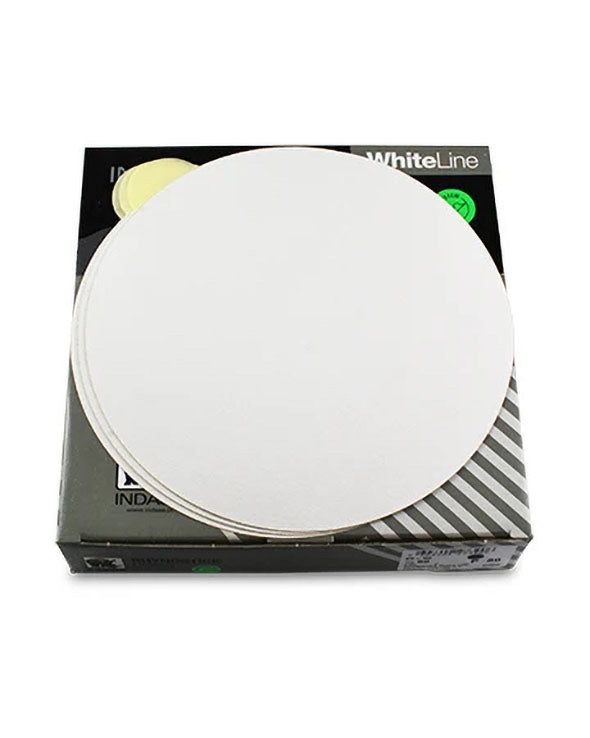 Indasa 8" Round Adhesive - 120 Grit – Shaper Supply